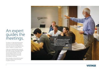 What is Vistage? | PDF | Business | Business and Finance