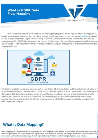 What is GDPR Data Flow Mapping | PDF
