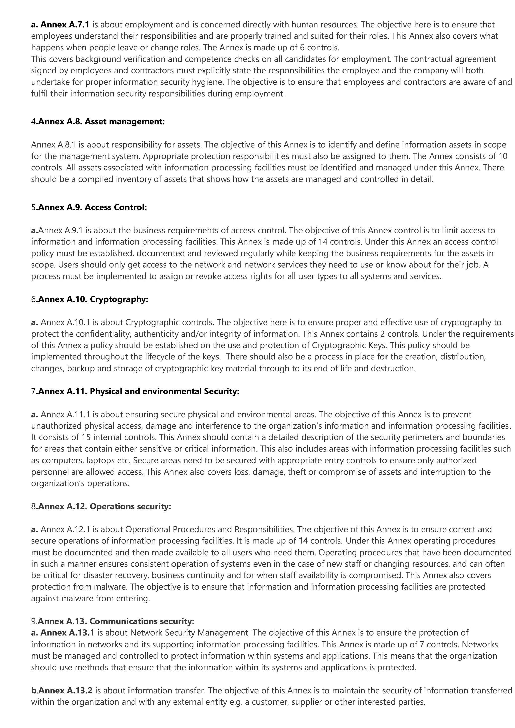 Guide on ISO 27001 Controls | PDF