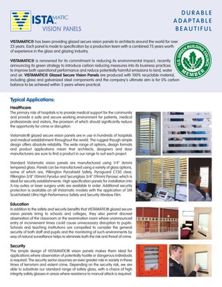 Vistamatic Architectural Brochure | PDF