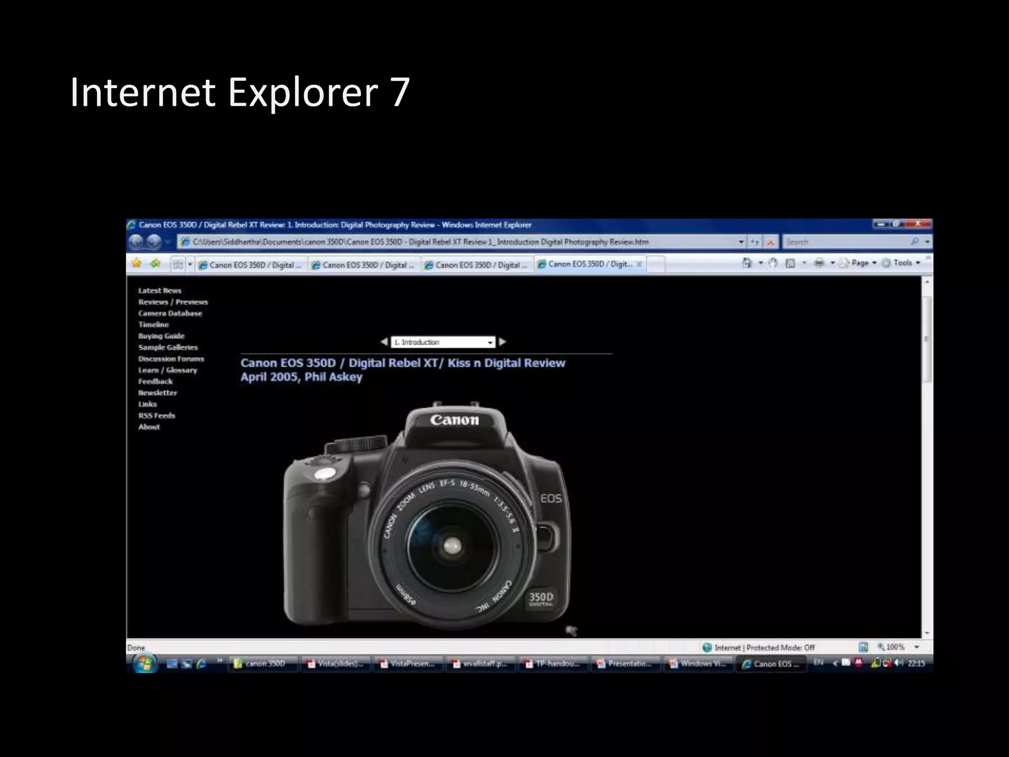 Vista Presentation | PPT