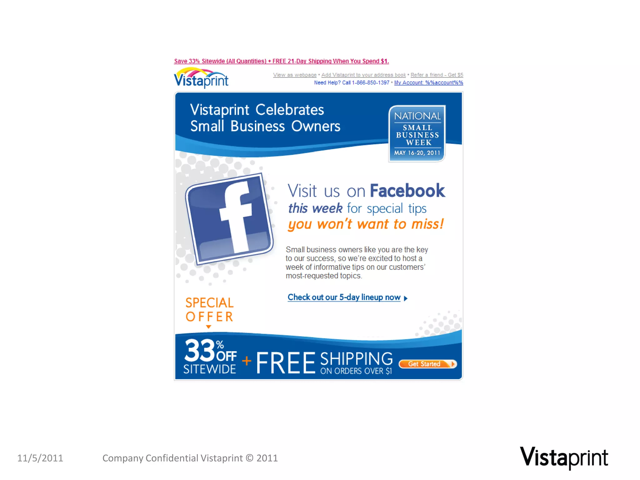 How Vistaprint Manages Customer Engagement | PPT