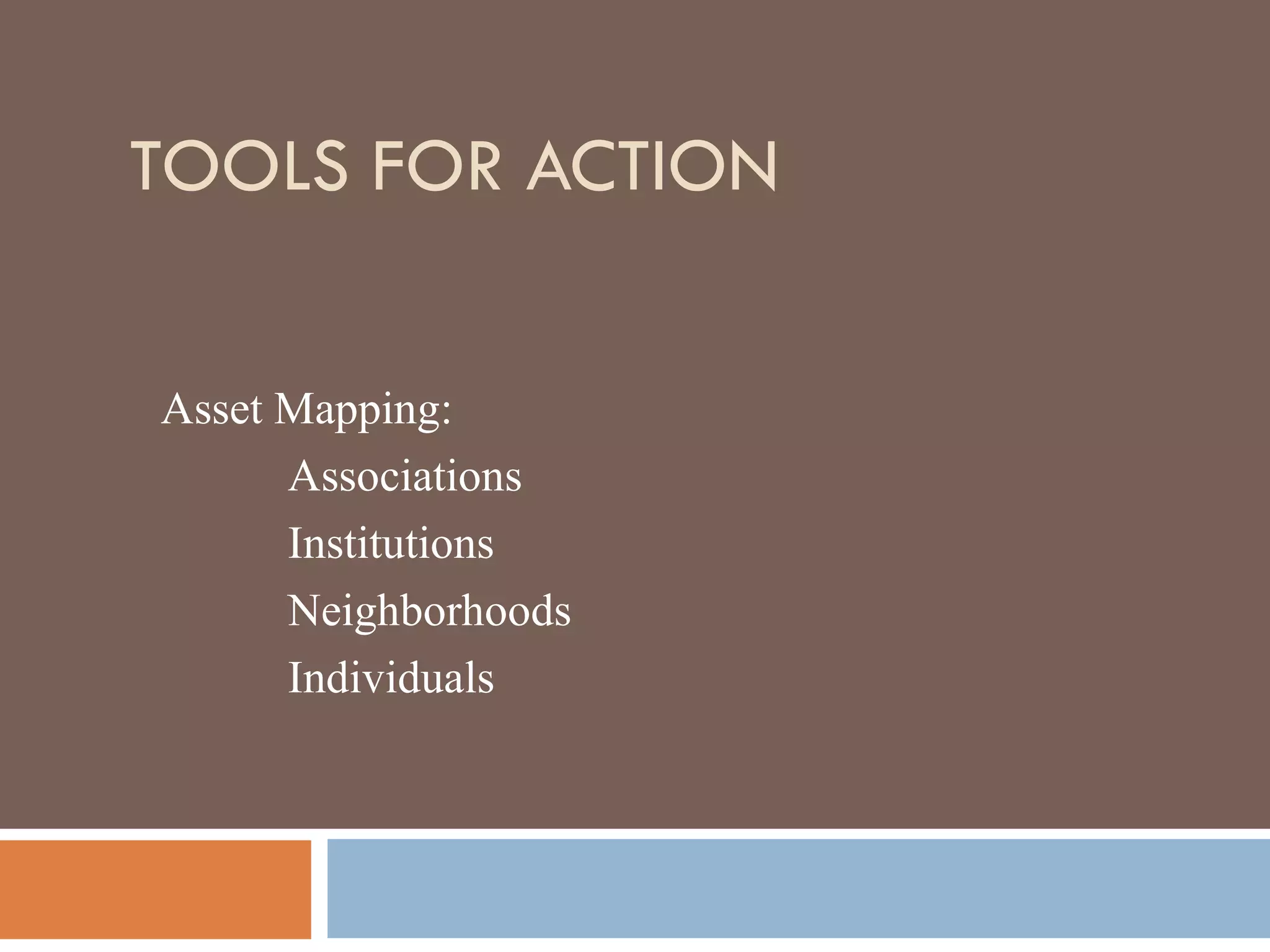 Asset Based Community Development | PPT