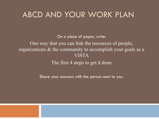 Asset Based Community Development | PPT