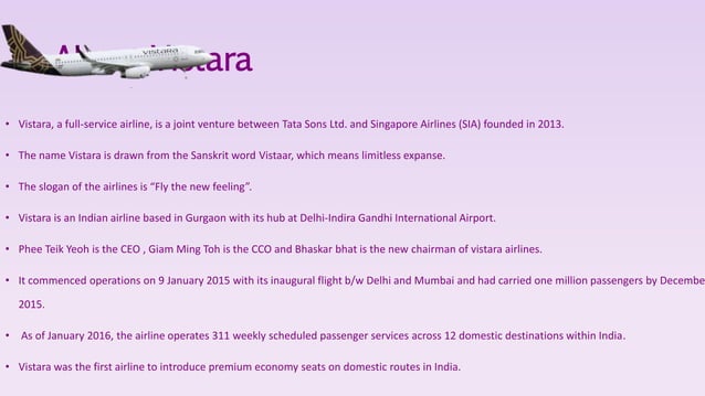 Vistara | PPTX