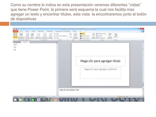 Vistas de-power-point | PPTX