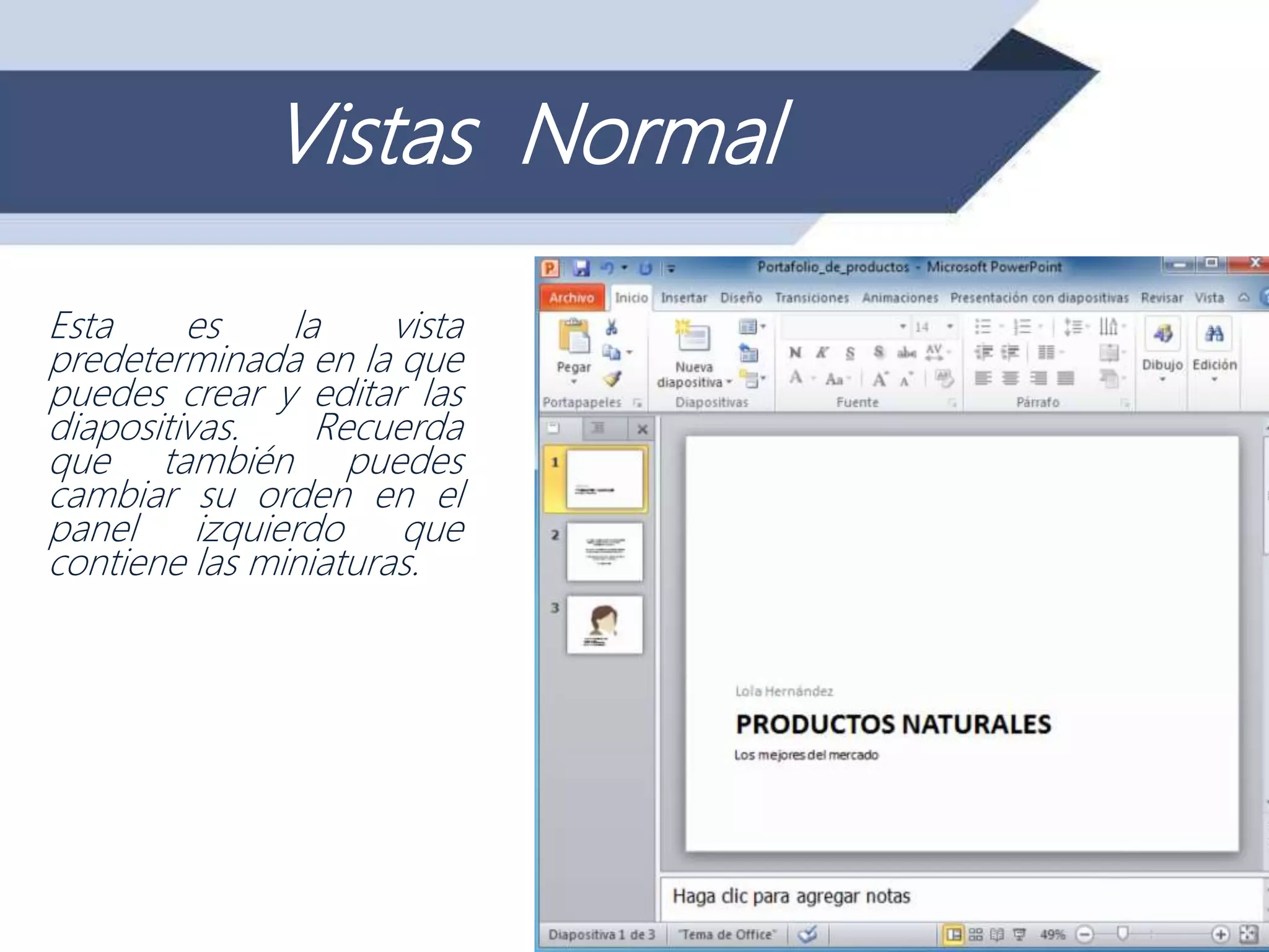 Vistas de powerpoint e imprimir | PPSX
