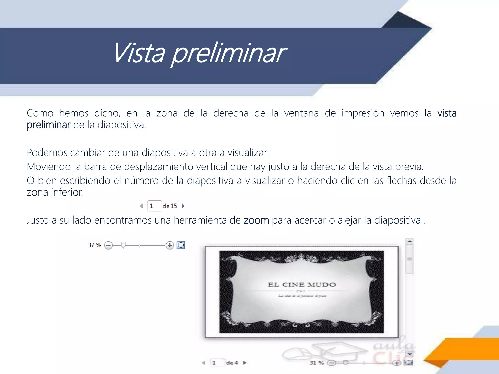 Vistas de powerpoint e imprimir | PPSX
