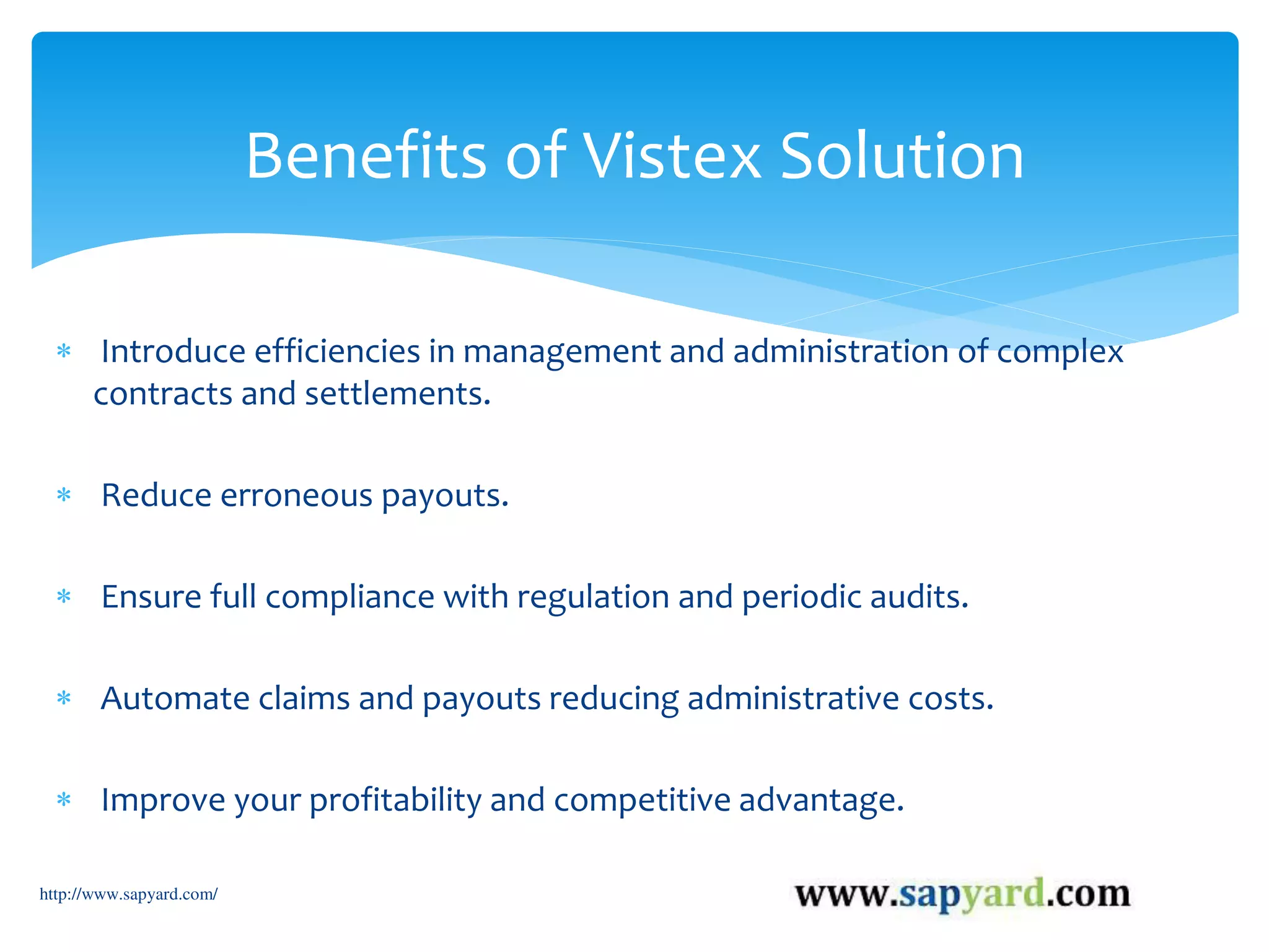 Vistex Contract Overview | PDF