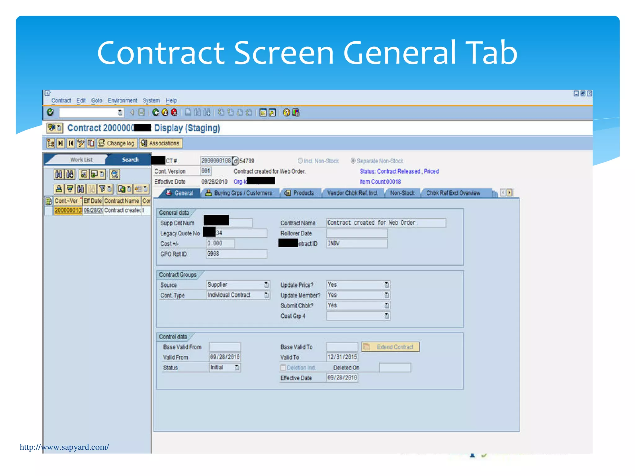 Vistex Contract Overview | PDF