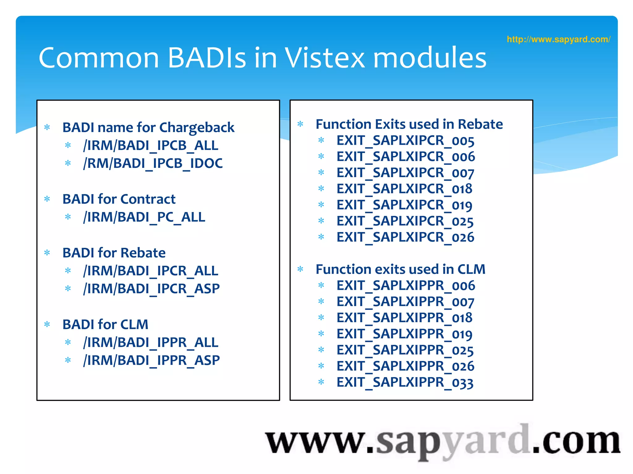 Quick Help in Vistex Technical | PDF