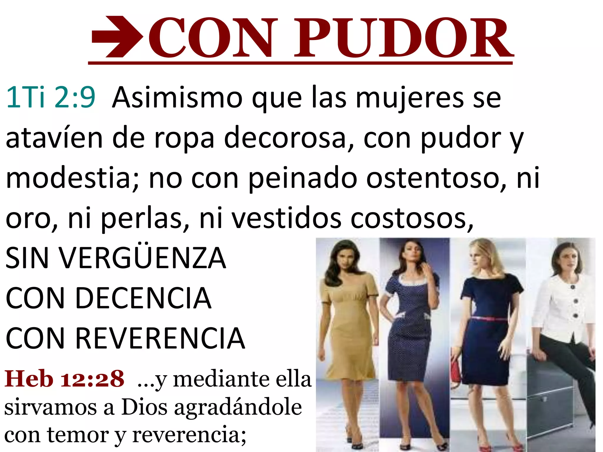 Vistiendonos para la adoración a dios | PPSX