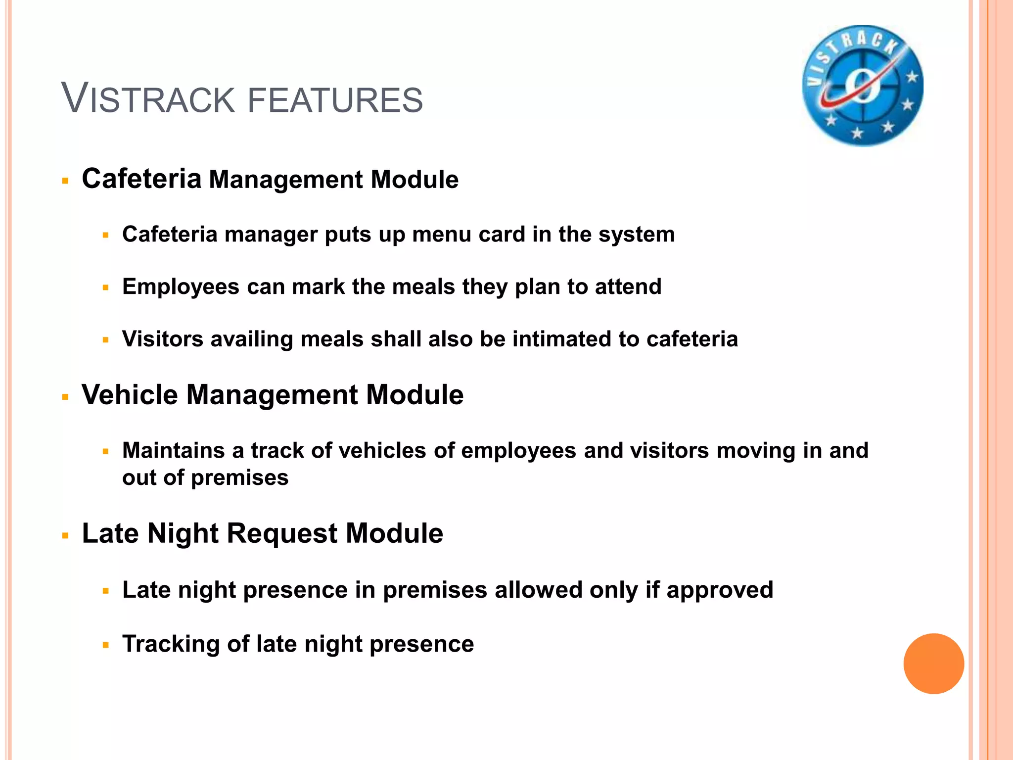 Visitor Tracking and Management system | PPTX