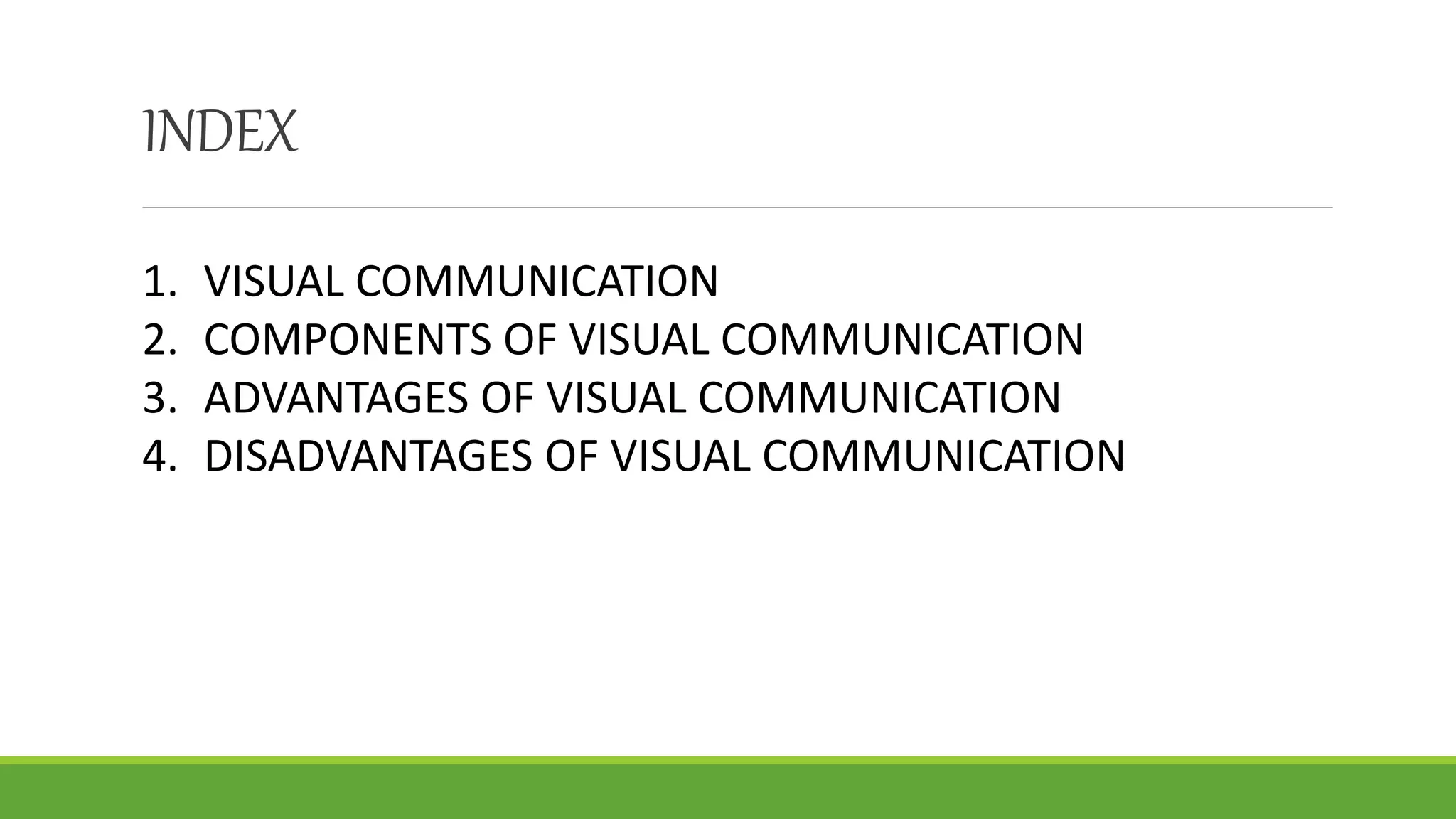 VISUAL COMMUNICATION | PPTX