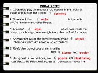 Listening Project - Coral Reef | PPT