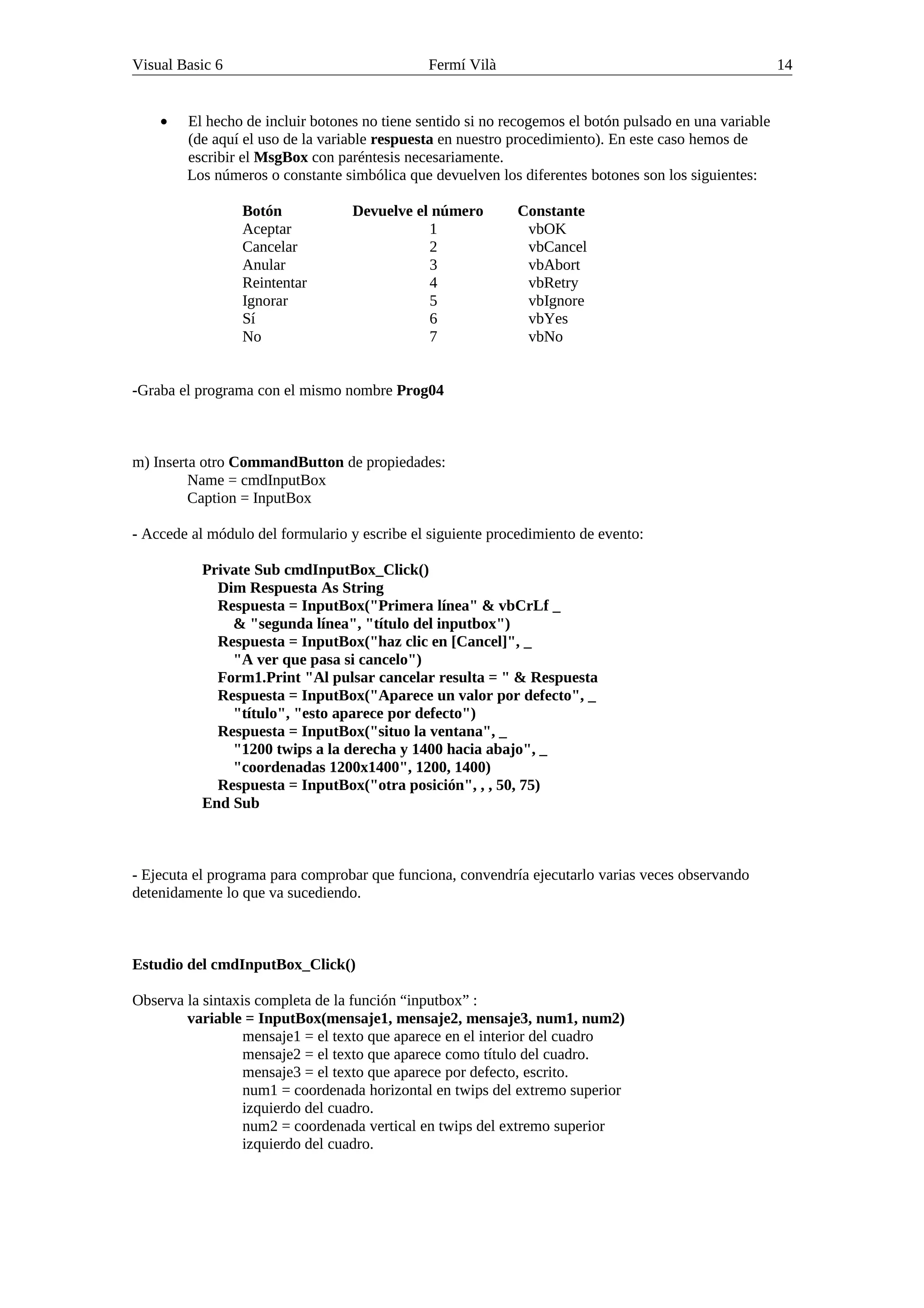 Tutorial de Visual basic | PDF