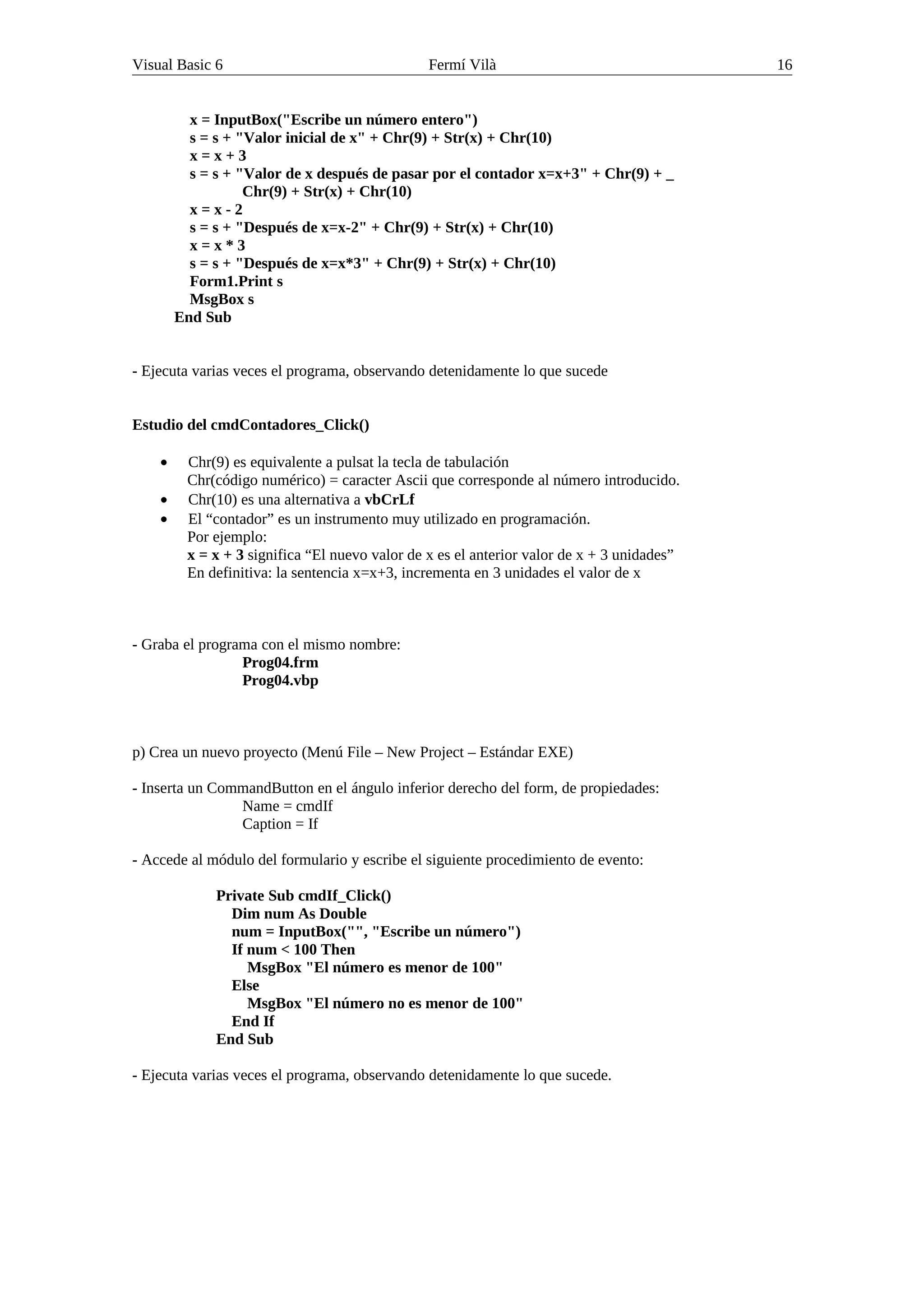 Tutorial de Visual basic | PDF