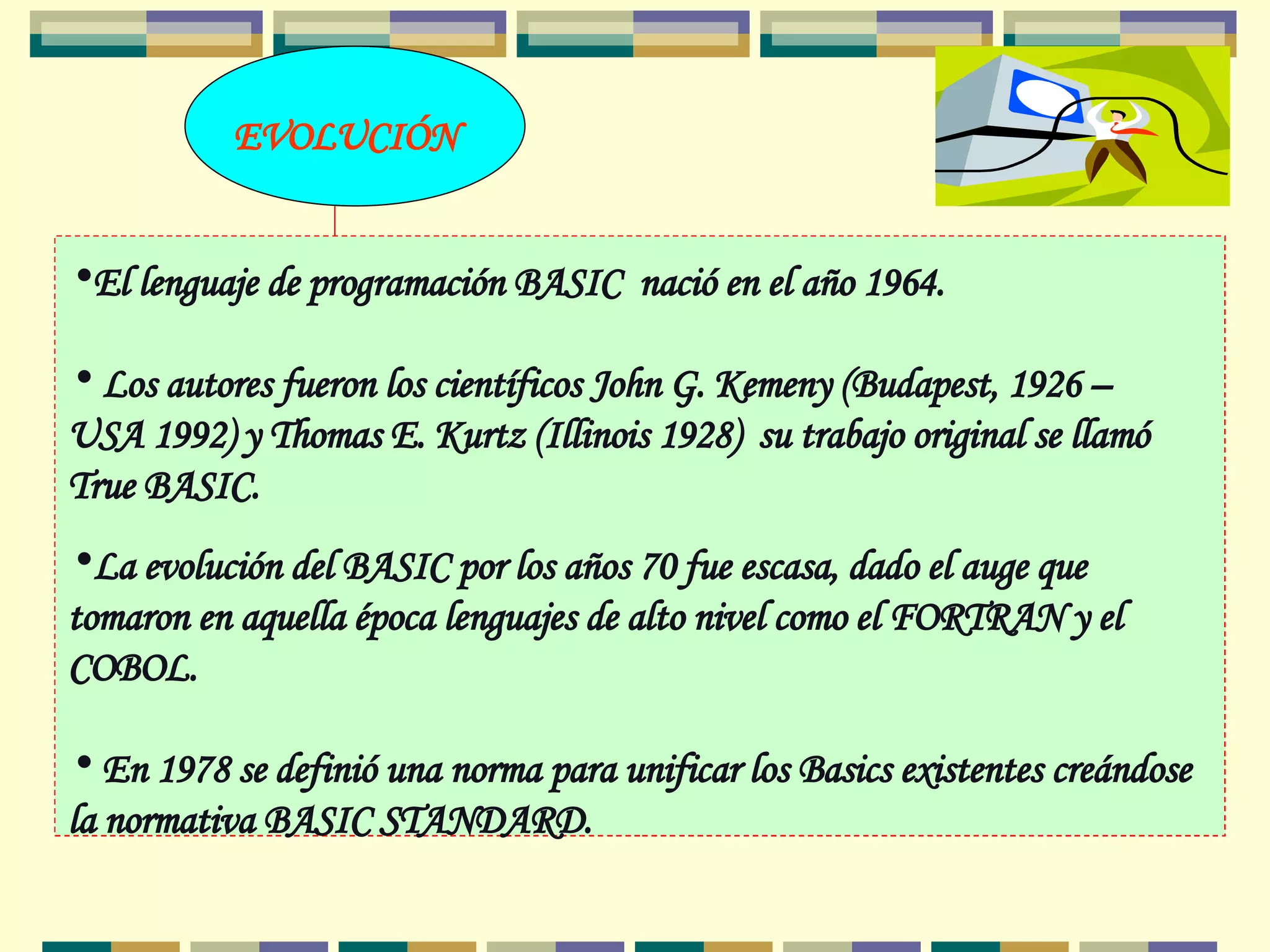 Visual Basic como Lenguaje de Programación orientado a Objetos. | PPT