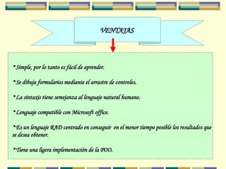 Visual Basic como Lenguaje de Programación orientado a Objetos. | PPT