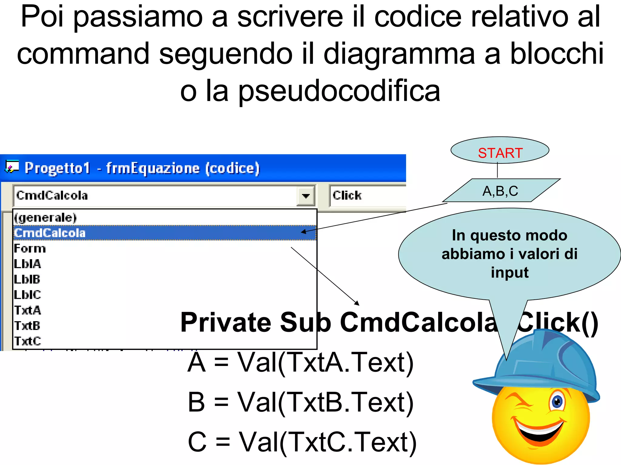 Visual Basic, Equazioni Sec Grado | PPT | Programming Languages | Computing