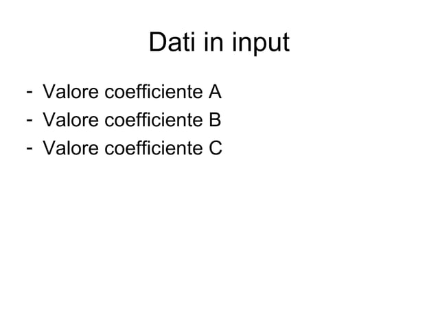 Visual Basic, Equazioni Sec Grado | PPT | Programming Languages | Computing