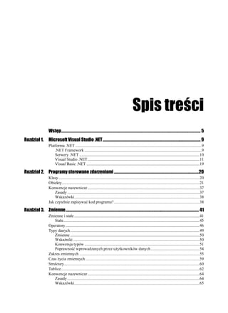 Visual Basic .NET. Ćwiczenia | PDF