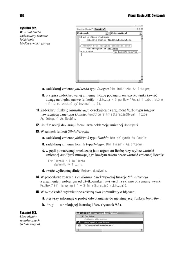 Visual Basic .NET. Ćwiczenia | PDF