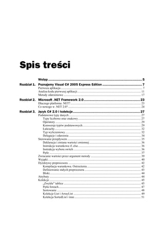 Visual C# 2005 Express Edition. Od podstaw | PDF