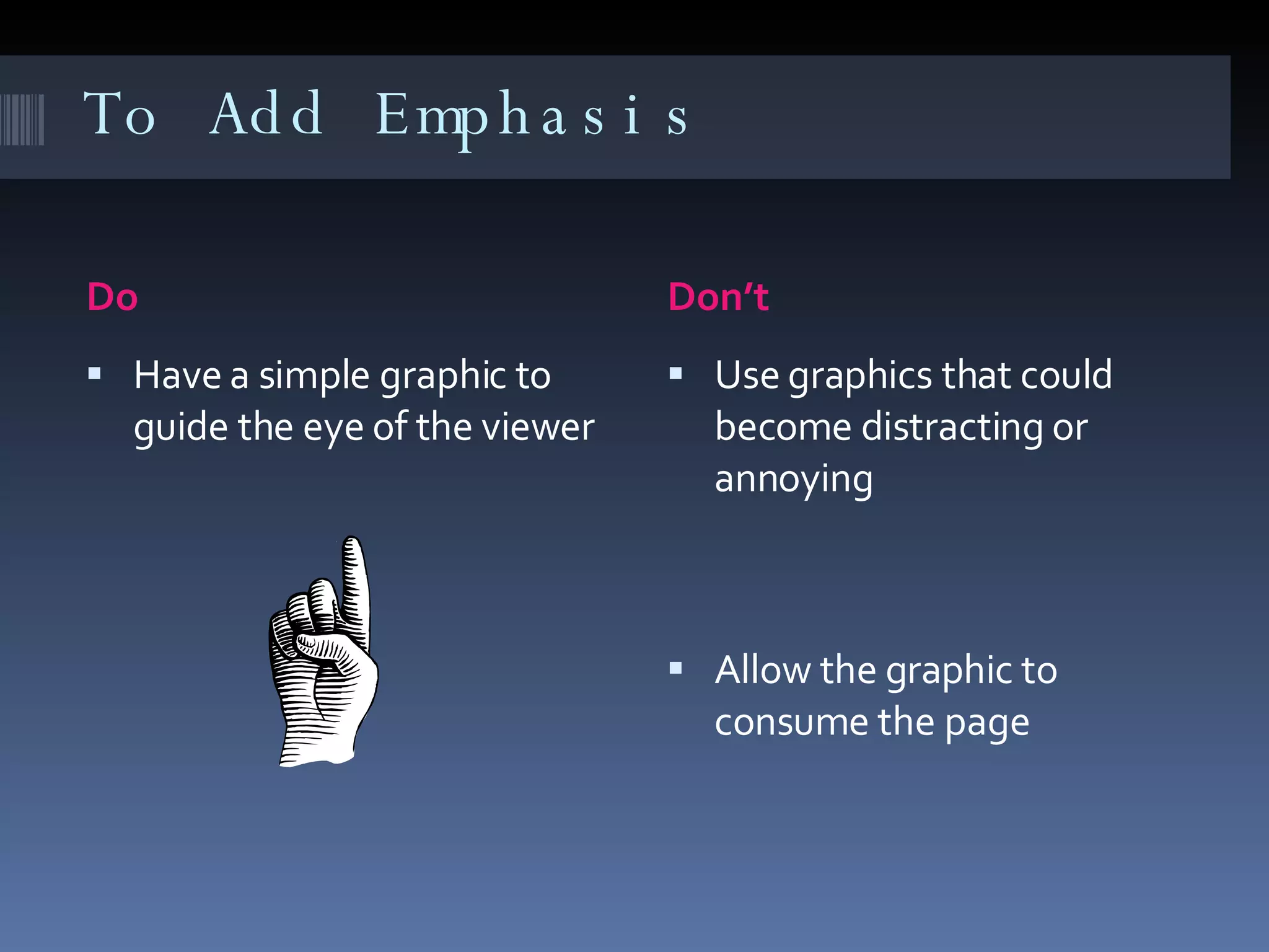 Do\'s and Dont\'s of Visual Design | PPT