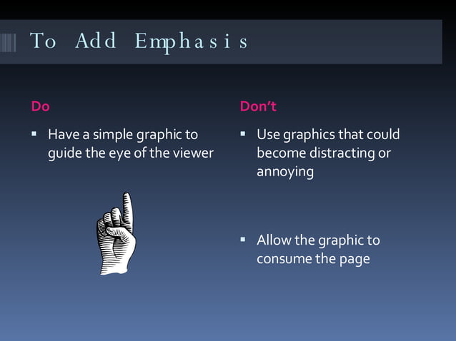 Do\'s and Dont\'s of Visual Design | PPT