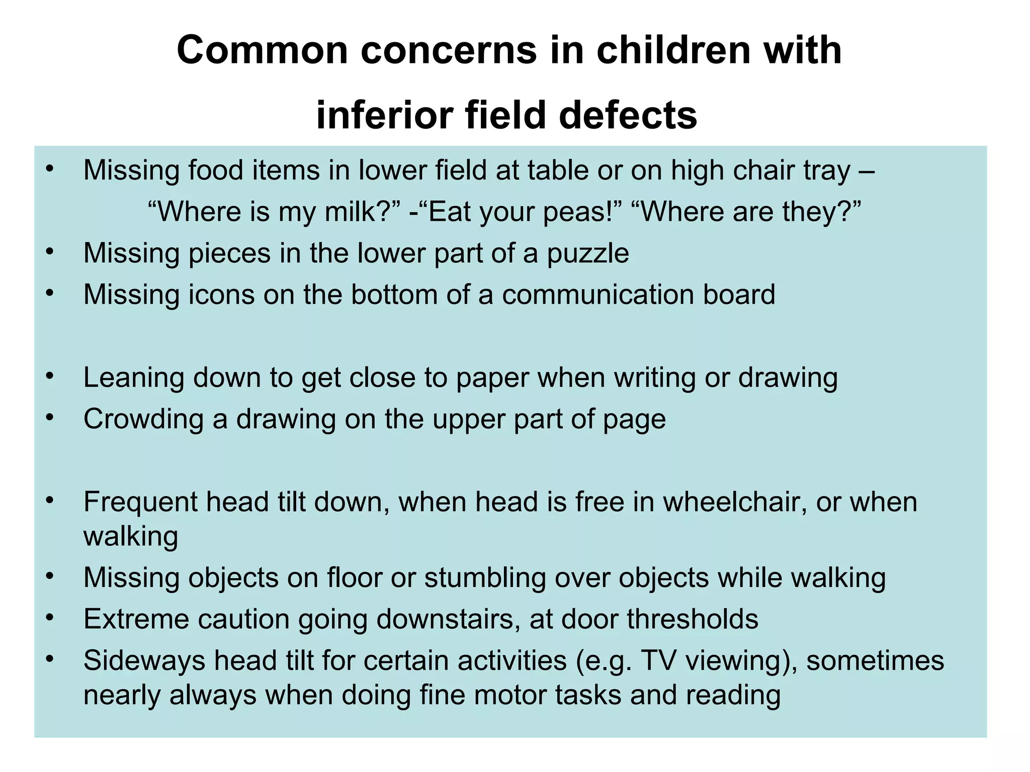 Visual field testing in pediatrics | PPT