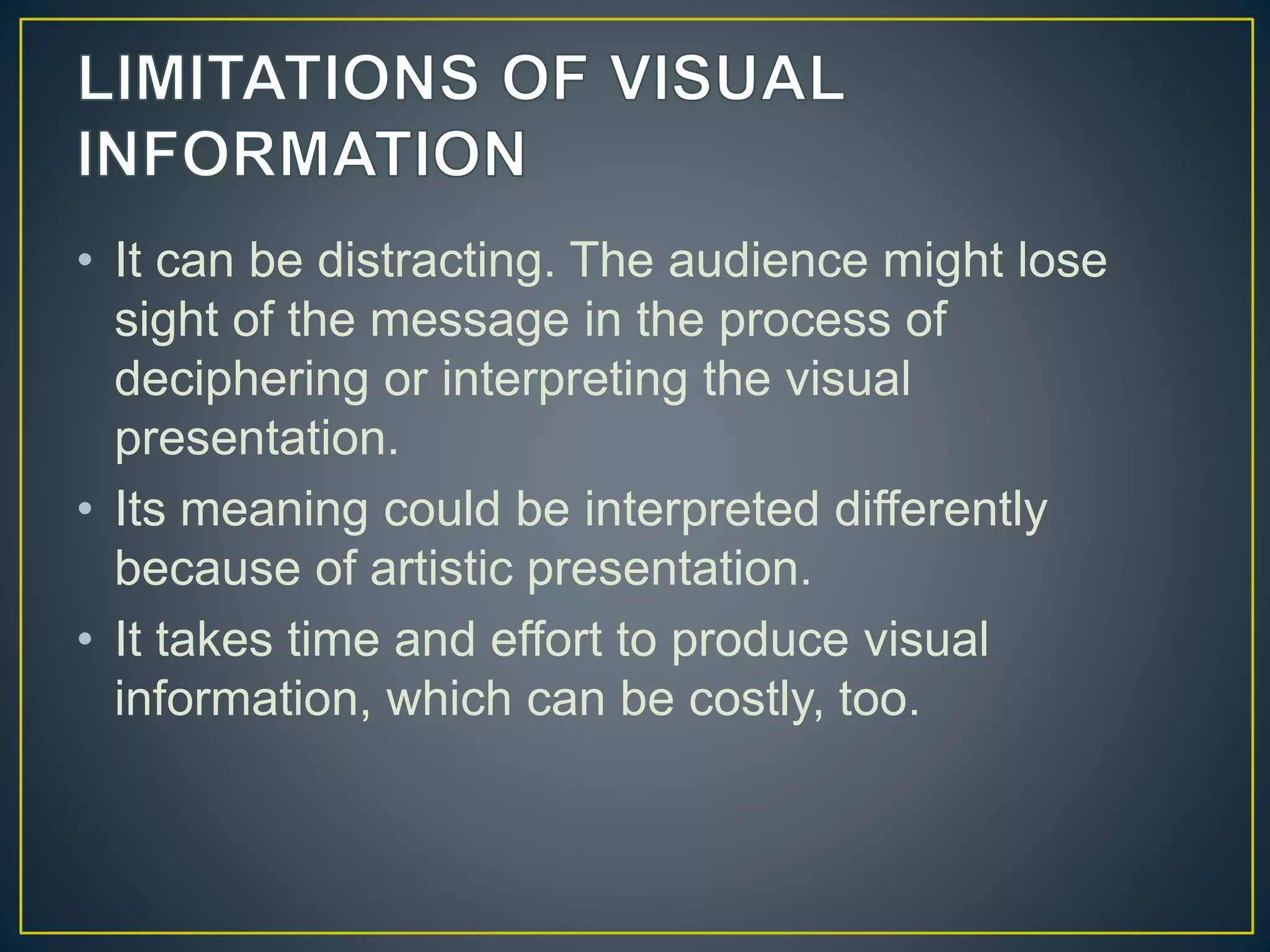 Visual information-and-media | PPTX