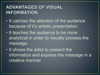 Visual information-and-media | PPTX