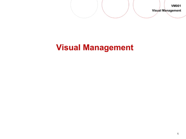 Visual management | PPT