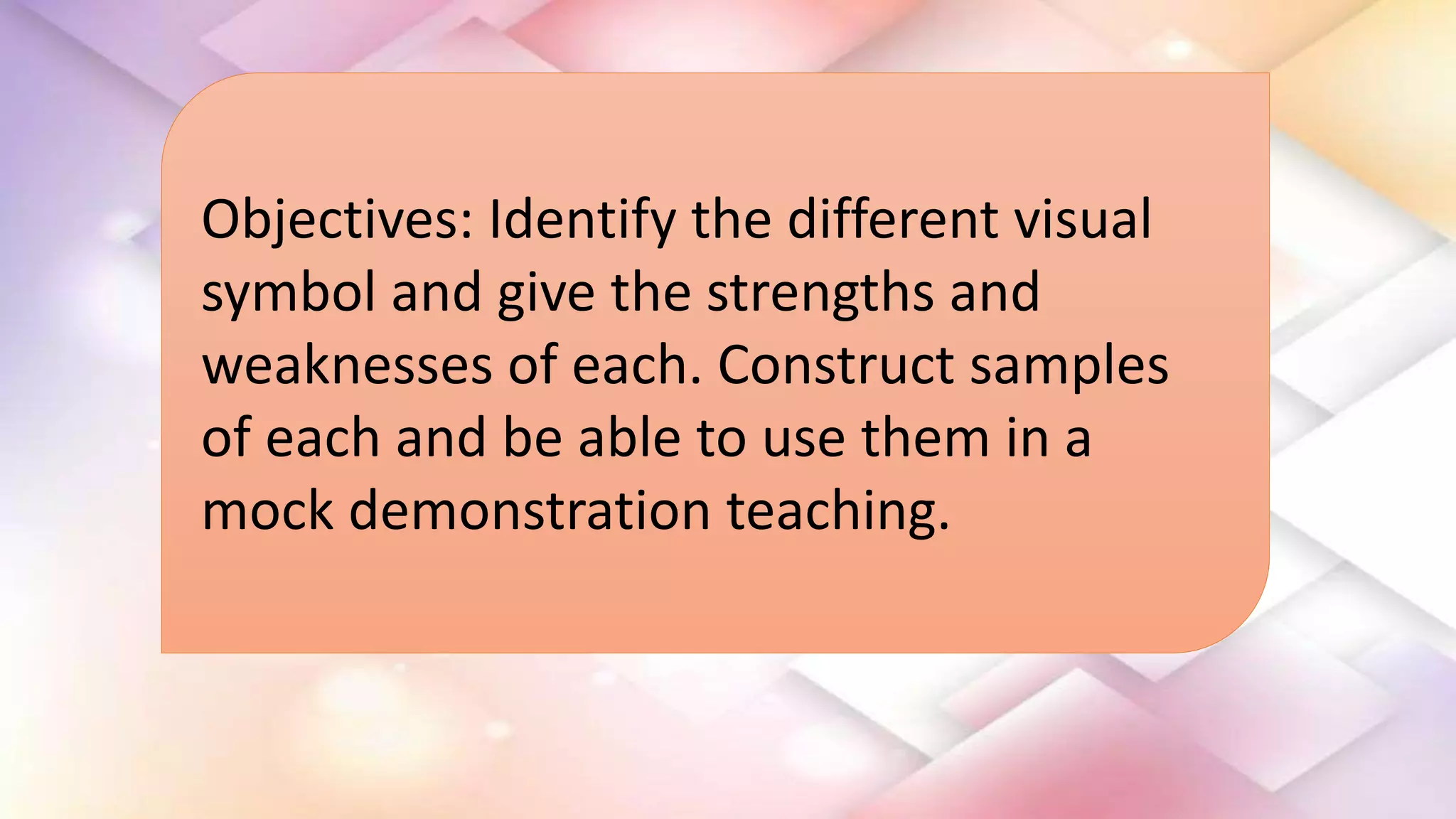 Visual Symbols for Educational Technology | PPTX