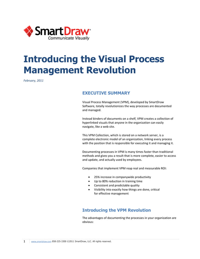 Visual Process Management (VPM) | PDF