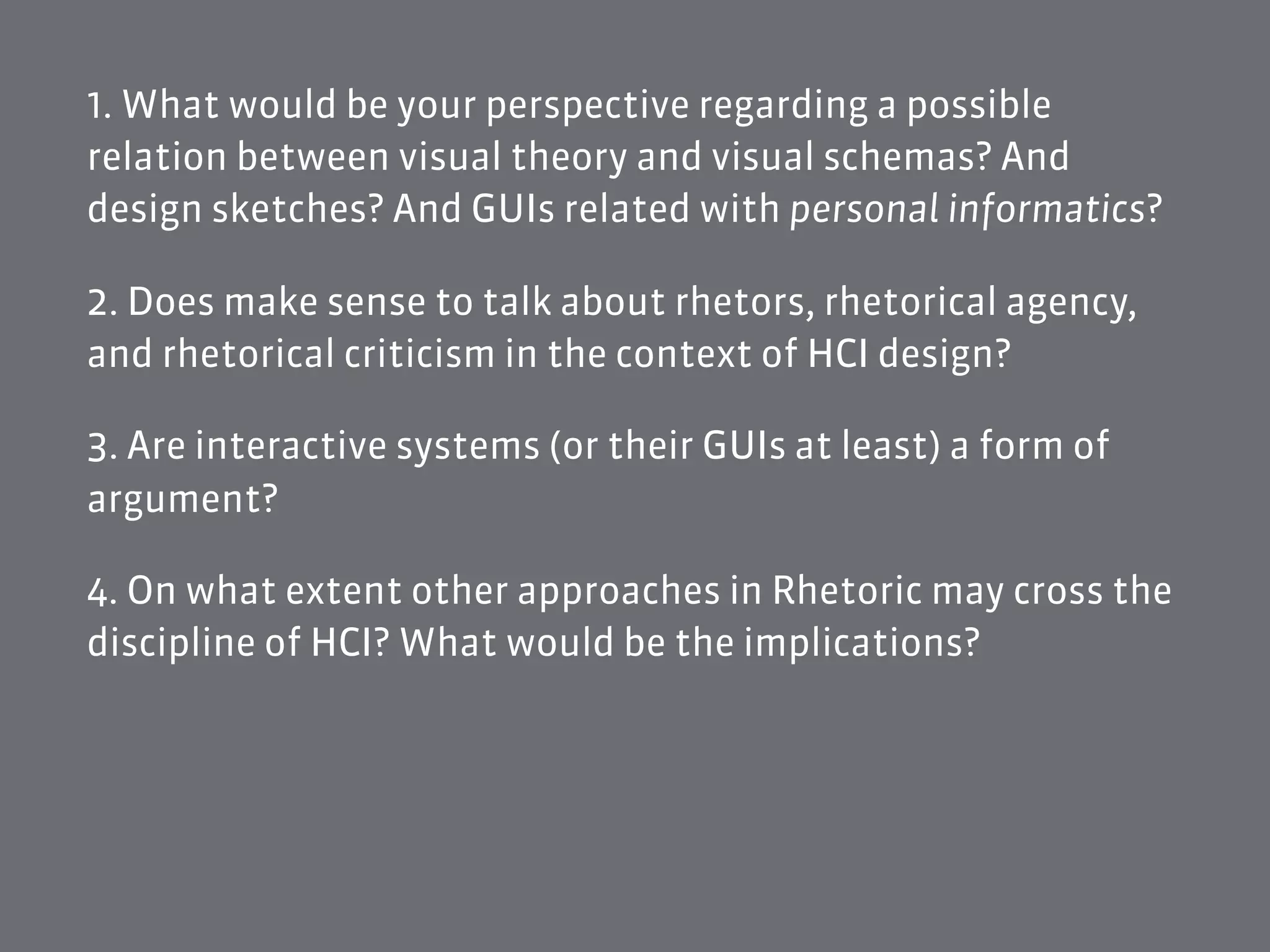 Theory of Visual Rhetoric for HCI and Experience Design | PDF
