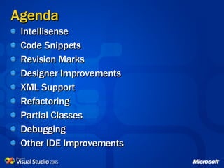 Visual Studio 2005 New Features | PPT