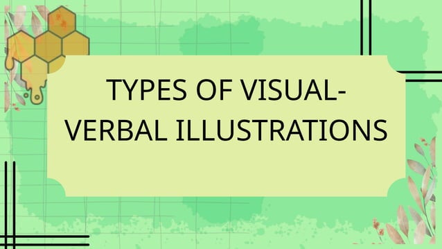 Visual and verbal illustrations - grade 8 q2 | PPT
