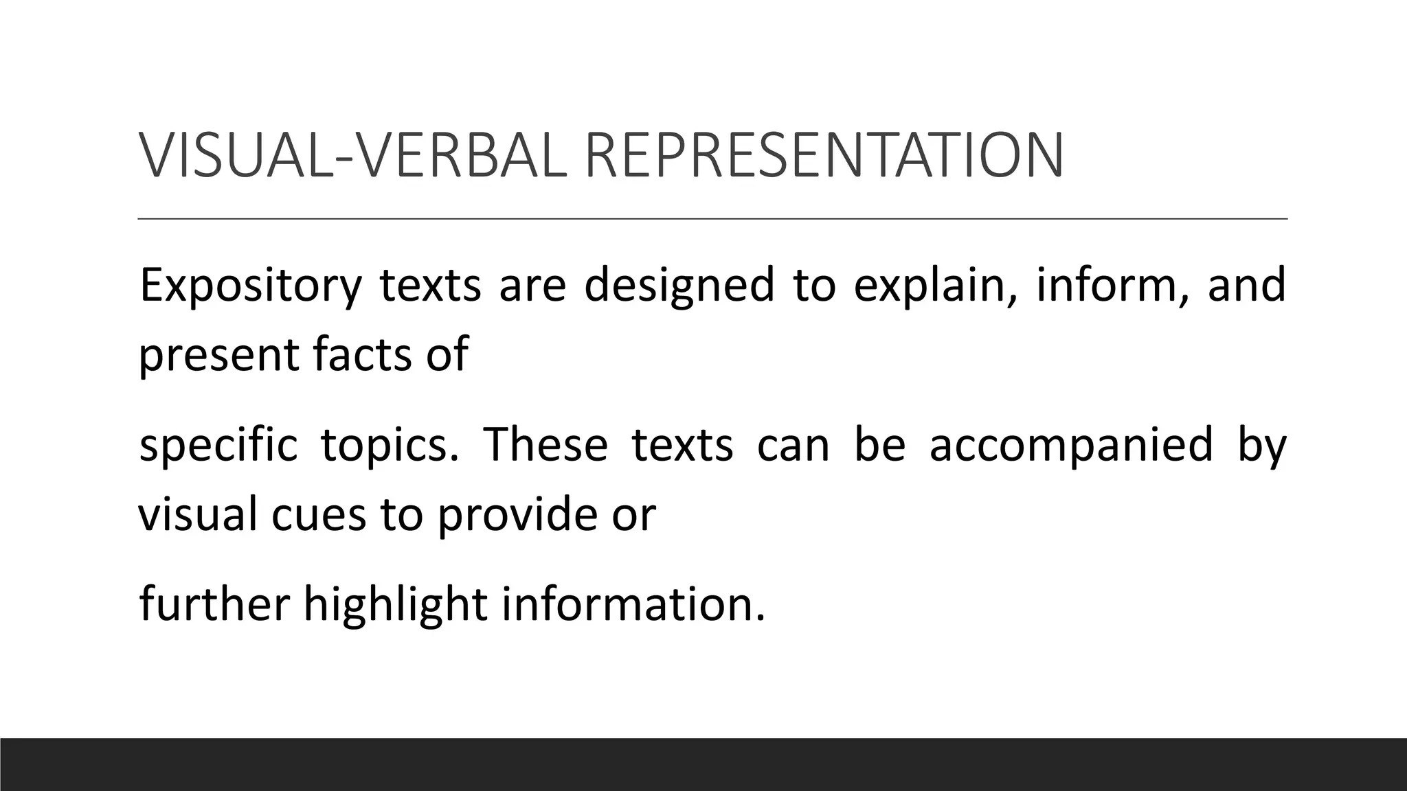 IDENTIFYING VISUAL-VERBAL ELEMENTS IN TEXT | PPTX
