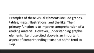 IDENTIFYING VISUAL-VERBAL ELEMENTS IN TEXT | PPTX