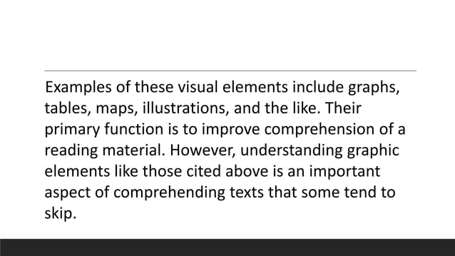 IDENTIFYING VISUAL-VERBAL ELEMENTS IN TEXT | PPTX