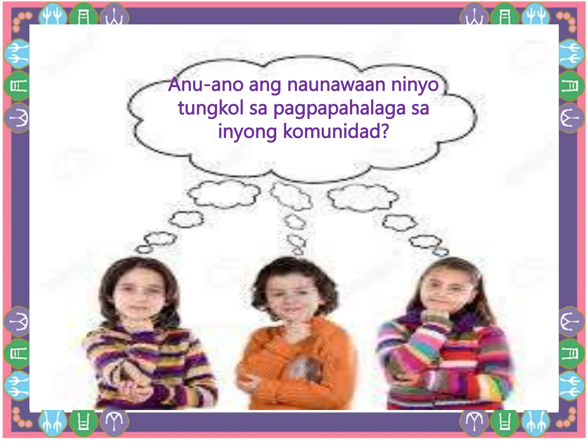 Powerpoint presentation for grade one class in different learning areas ...