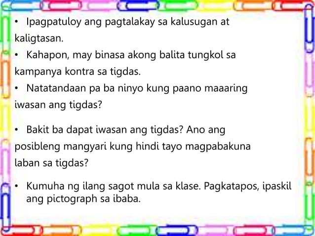 Powerpoint presentation for grade one class in different learning areas ...