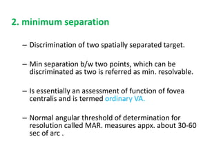 Visual Acuity | PPTX