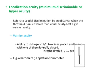Visual Acuity | PPTX