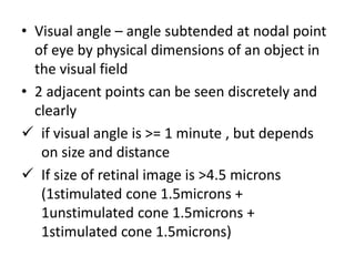 Visual acuity | PPTX