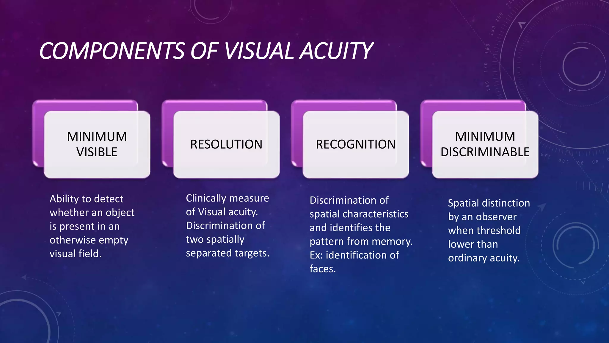 Visual acuity | PPTX