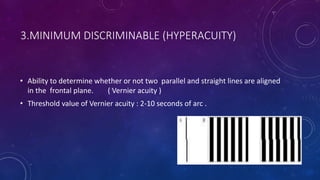 Visual acuity | PPTX