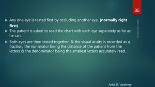 Visual acuity by Optom Ankit Varshney | PPTX